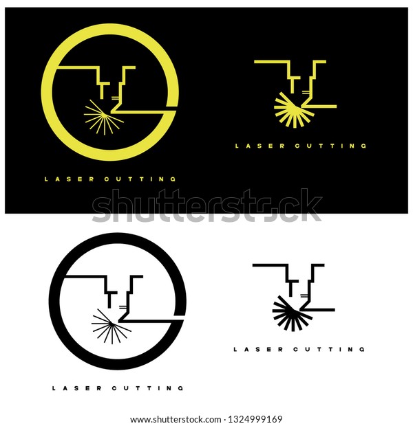 Cnc Machine Images Form Symbol Logo Stock Vector (Royalty Free) 1324999169