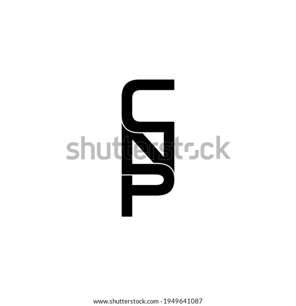 Cnp Letter Original Monogram Logo Design Stock Vector (Royalty Free ...