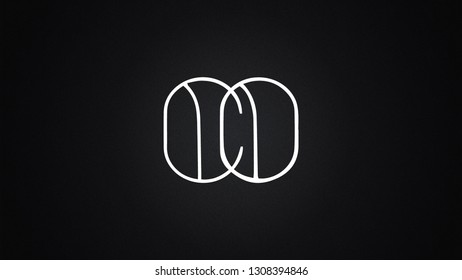 Co Letter Logo Design Template Vector Stock Vector (Royalty Free ...