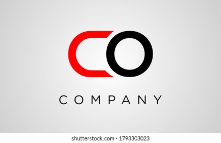 Co Letter Logo Design Vector Stock Vector (Royalty Free) 1793303023 ...