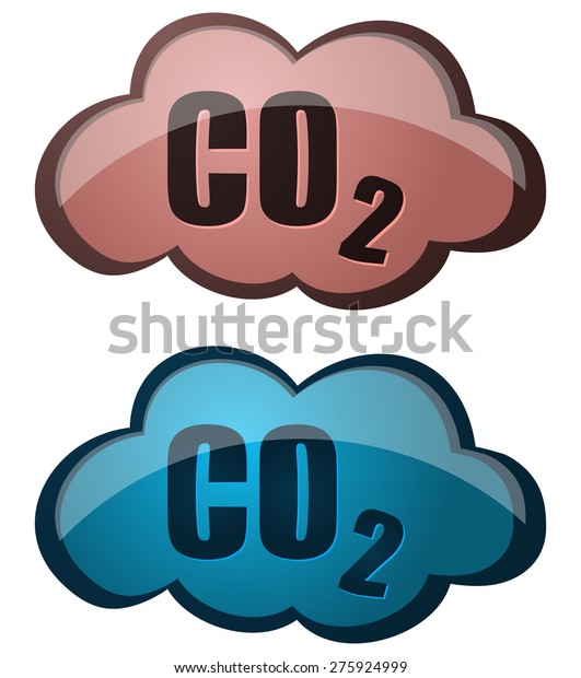 Co2 Carbon Dioxide Formula Chemistry Symbol Stock Vector (Royalty Free ...