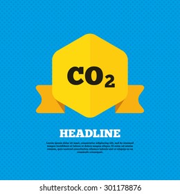 Co2 Carbon Dioxide Formula Sign Icon 库存矢量图（免版税）301178876 | Shutterstock