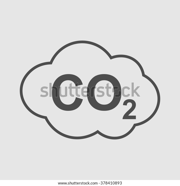 Co2 Icon Carbon Dioxide Formula Symbol Stock Vector (Royalty Free ...
