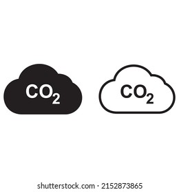 Co2 Icon Co2 Emissions Icon Cloud Stock Vector (Royalty Free ...
