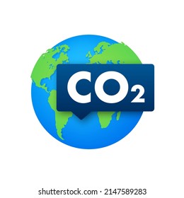 Co2 Logo Flat Style Isolated On Stock Vector (Royalty Free) 2147589283 ...