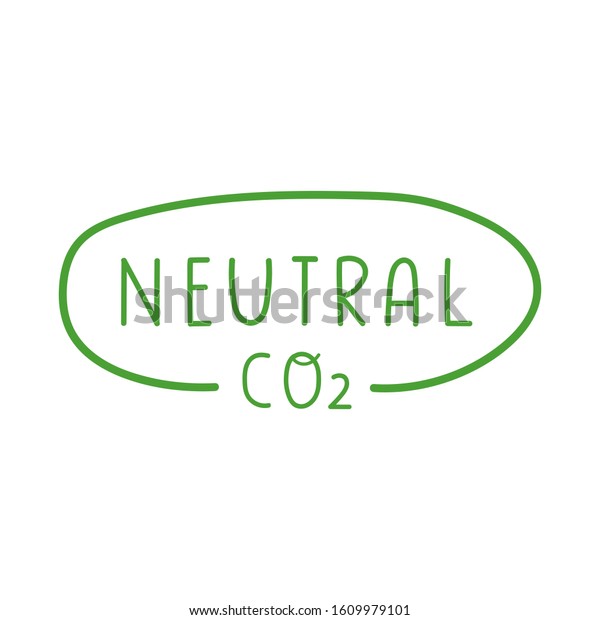 Co2 Neutral Vector Badge Illustration On Stock Vector (Royalty Free ...