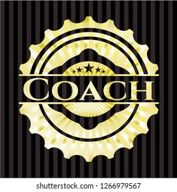 Coach Gold Badge Stock Vector (Royalty Free) 1266979567 | Shutterstock