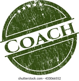 Coach Rubber Grunge Texture Stamp Stock Vector (Royalty Free) 433066552 ...