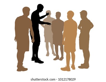 Coach Sport Coaching Stock Vector (Royalty Free) 1012178029