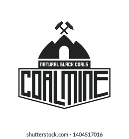 Coal Mining Logo Stock Vector (Royalty Free) 1316427032 | Shutterstock