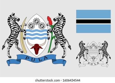 165 Botswana coat of arms Images, Stock Photos & Vectors | Shutterstock