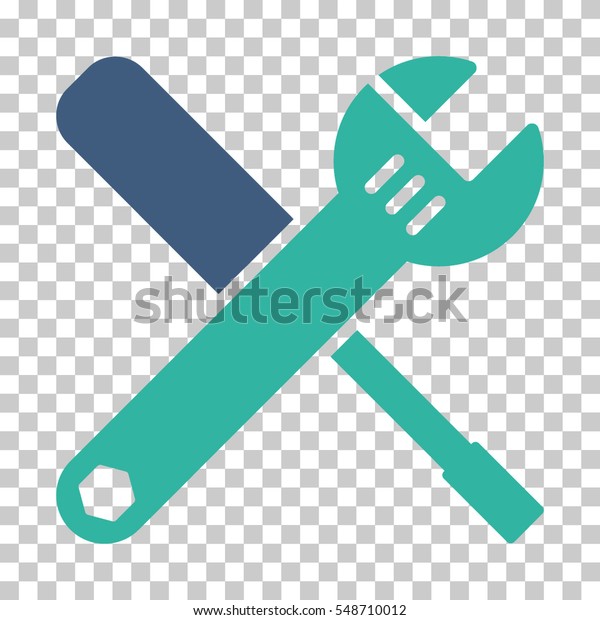 Cobalt Cyan Tools Interface Pictogram Vector Stock Vector (Royalty Free ...