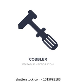 Cobbler Icon On White Background Simple Stock Vector (Royalty Free ...