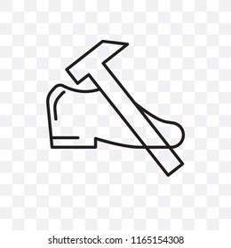 Cobbler Vector Icon Isolated On Transparent Stock Vector (Royalty Free ...