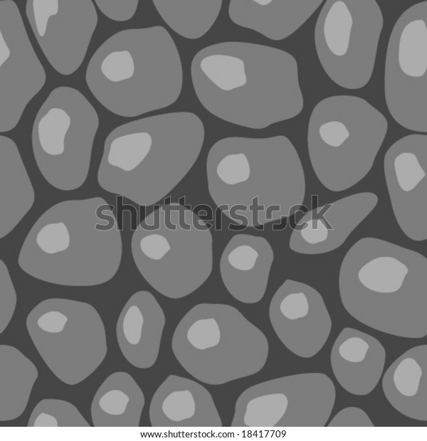 Cobblestone Background Seamless Vector Illustration Stock Vector ...