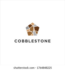 Cobblestone Logo Icon Illustration Vector Graphic Stock Vector (Royalty ...