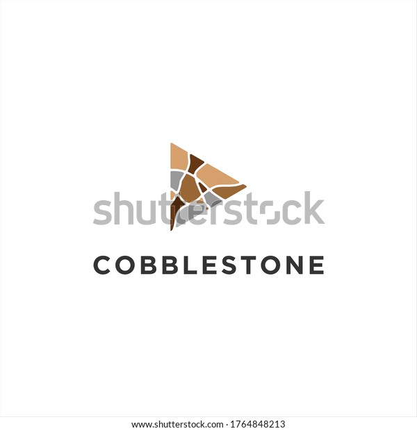 Cobblestone Logo Icon Illustration Vector Graphic Stock Vector (Royalty ...