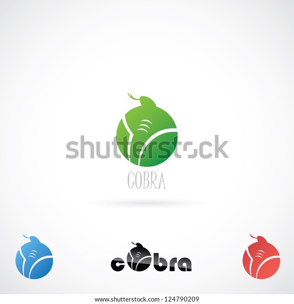 Cobra Label Vector Illustration Stock Vector (Royalty Free) 124790209 ...