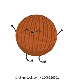 Coconut Character Design Coconut Vector Coconut Stock Vector (Royalty ...