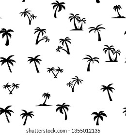 Adjust Palm Tree Pattern Design Template Stock Vector (Royalty Free ...