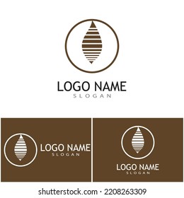 Cocoon Illustration Logo Vector Design Stock Vector (Royalty Free ...