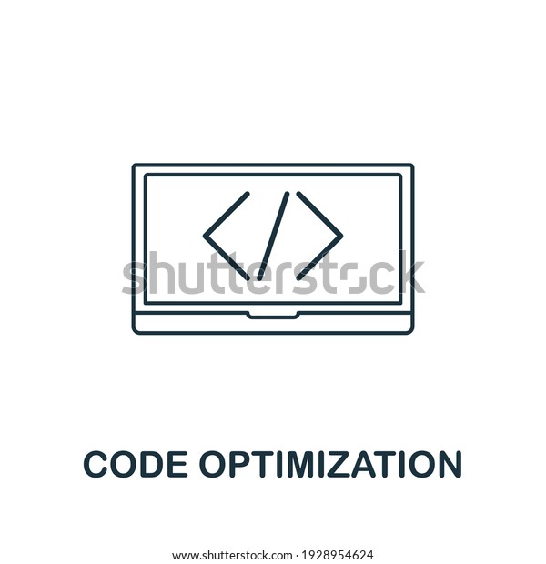 Code Optimization Icon Vector Illustration Creative Stock Vector ...
