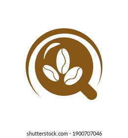 Cofee Logo On Background White Stock Vector (Royalty Free) 1900707046 ...