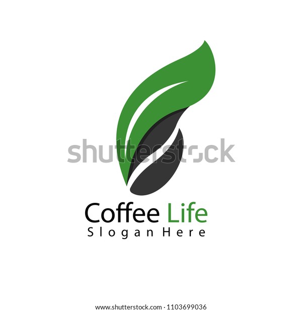 Coffe Life Logo Vector Bussiness Design Stock Vector (Royalty Free ...