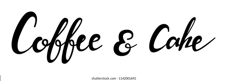 Beautiful Text Modern Calligraphy Vector Handwritten Stock Vector ...