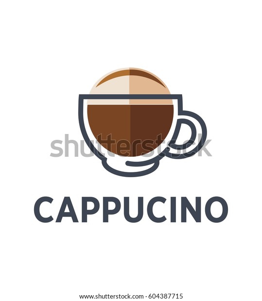 Coffee Cappuccino Logo Cafe Cafeteria Takeaway Stock Vector (Royalty ...