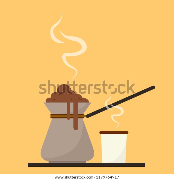 Coffee Cartoon Vector Wallpaper Symbol Stock Vector (Royalty Free ...