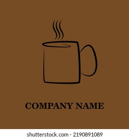 Coffee Cup Logo Vector Graphic Design Stock Vector (Royalty Free ...