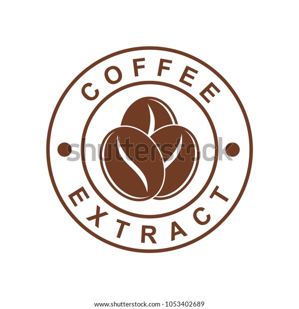 Coffee Extract Seal Icon Stock Vector (Royalty Free) 1053402689