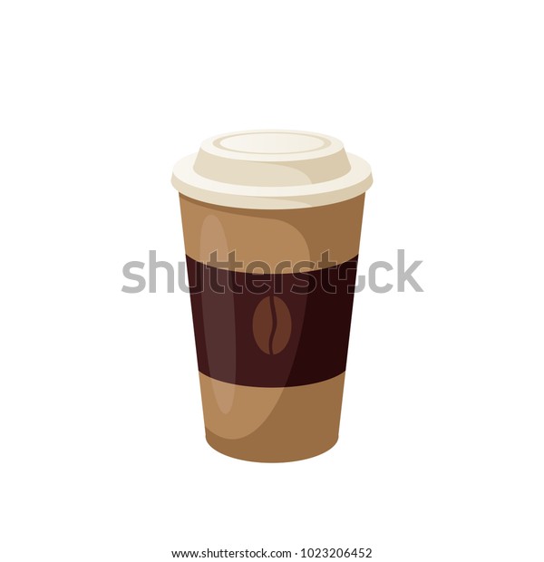Coffee Go Cup Lid Vector Illustration Stock Vector (Royalty Free ...