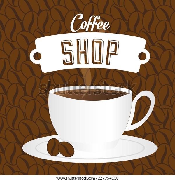 Coffee Graphic Design Vector Illustration Stock Vector (Royalty Free ...