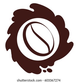 Coffee Ground Coffee Logo Vector Illustration Stock Vector (Royalty ...