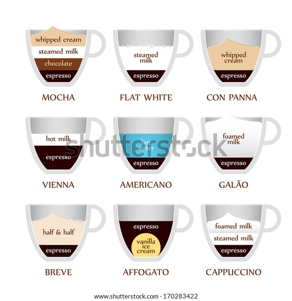 Coffee Guide Different Method Preparation Vector Stock Vector (Royalty ...