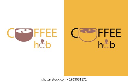 Coffee Hub Logo Coffee Shop Logo Stock Vector (Royalty Free) 1963081171 ...