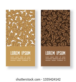 Coffee Labels Set Isolated On White Stock Vector (Royalty Free ...