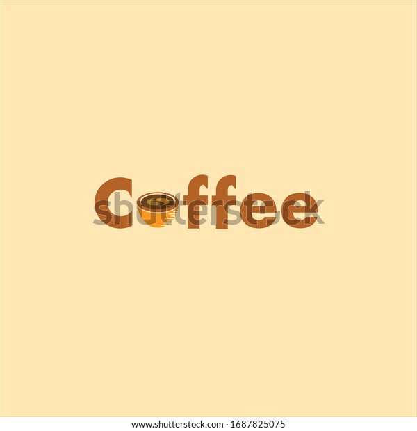 Coffee Latter Cup Symbol Stock Vector (Royalty Free) 1687825075 ...