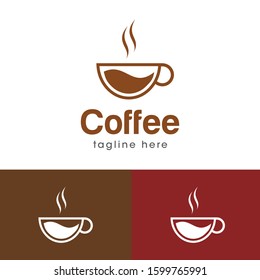 Modern Vektor Coffee Power Logo Template Stock Vector (Royalty Free ...