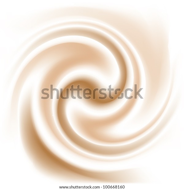 Coffee Milk Cream Texture Stock Vector (Royalty Free) 100668160