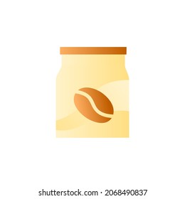 Coffee Powder Icon Gradient Color Isolated Stock Vector (Royalty Free ...