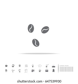 Coffee Seed Icon Stock Vector (Royalty Free) 647539930 | Shutterstock