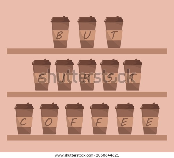 Coffee Shop Design Profile Design Original Stock Vector (Royalty Free ...