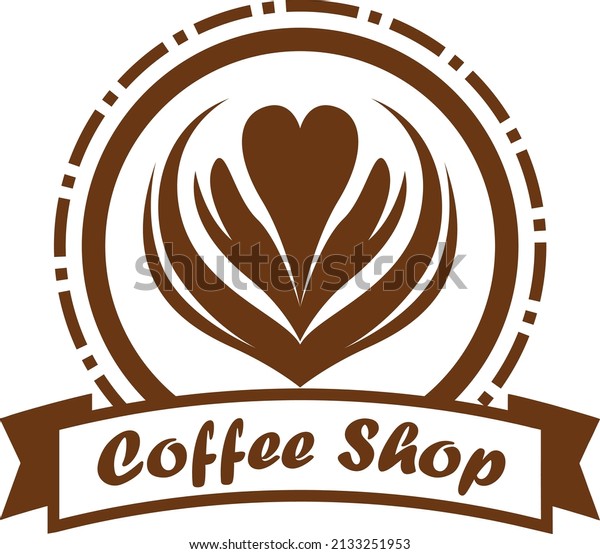 Coffee Shop Latte Logo Vector Stock Vector (Royalty Free) 2133251953 ...