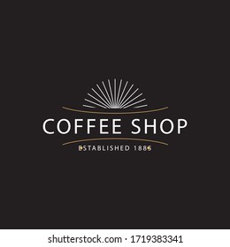 Coffee Shop Modern Logo Modern Logo Stock Vector (Royalty Free ...