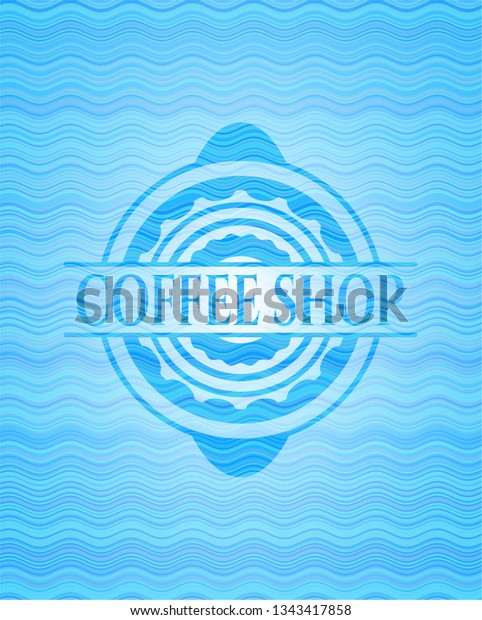 Coffee Shop Water Emblem Background Stock Vector (Royalty Free ...