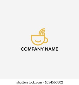Coffee Email Logo Coffee Icon Stock Vector (Royalty Free) 1744542233