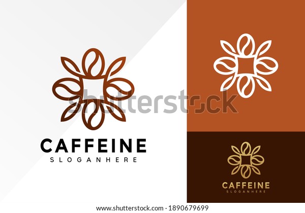Coffeine Logo Design Coffee Shop Business Stock Vector (Royalty Free ...